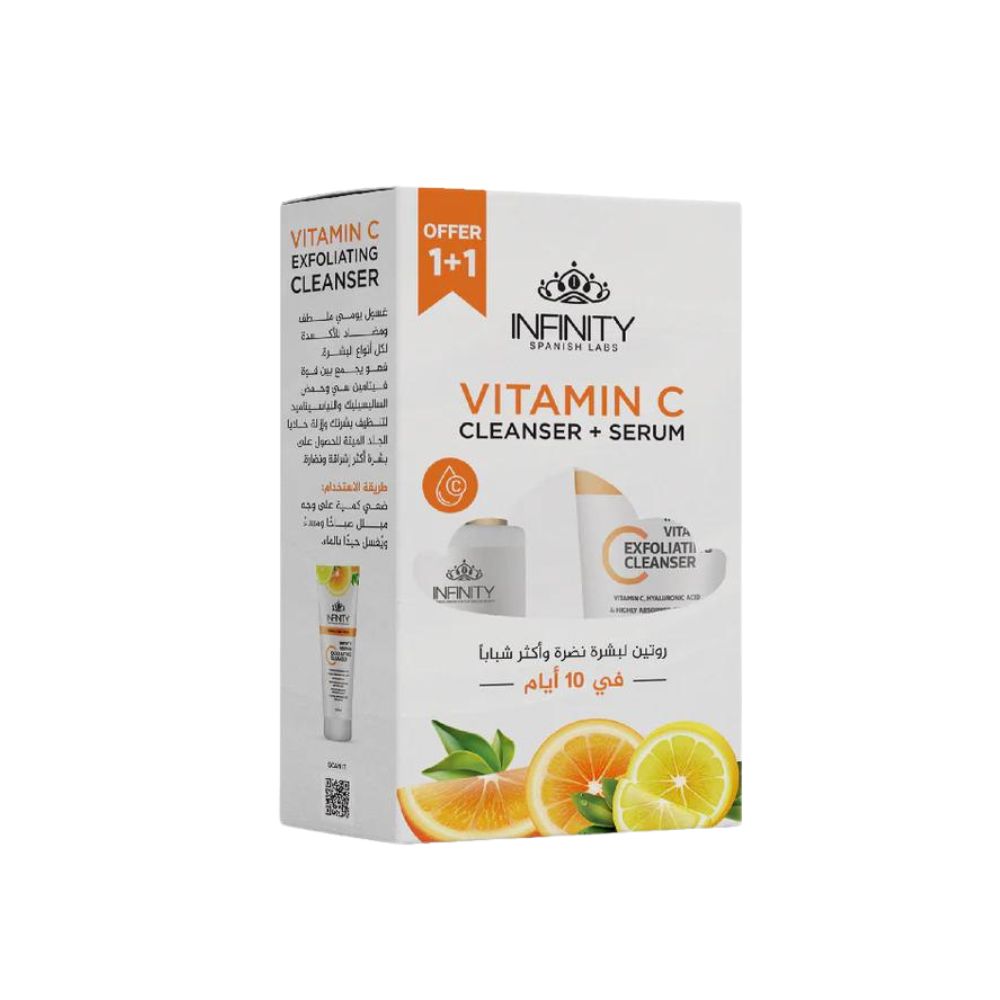 Infinity Vitamin C Serum + Cleanser Kit – bemart